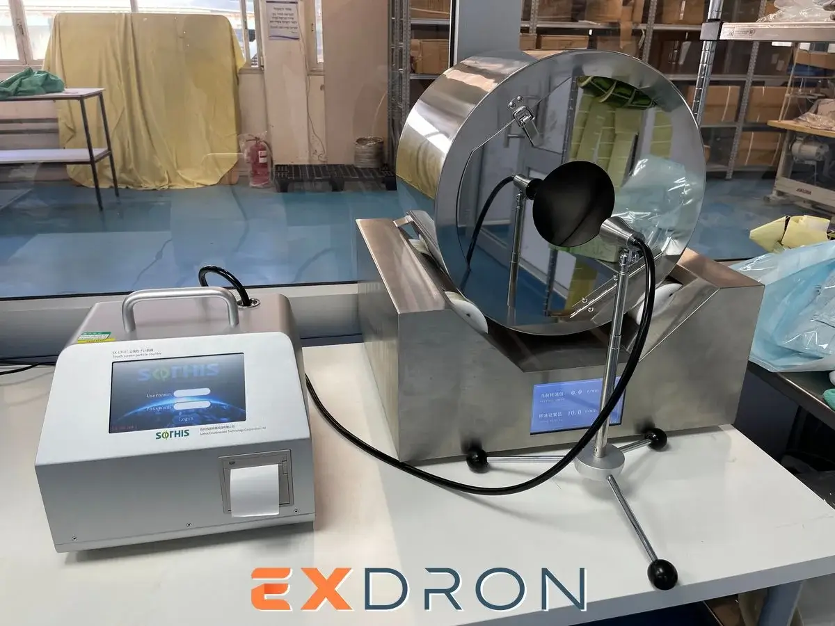 Helmke Drum לחדר נקי Loundry Test Kit | Exdron.co.il