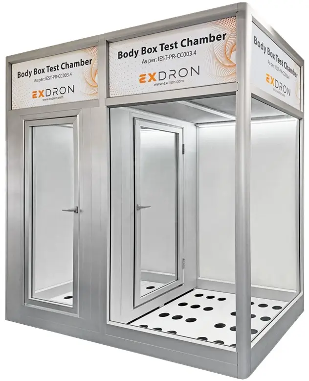 Exdron Body-Box Test | מומחים לחדרים נקיים