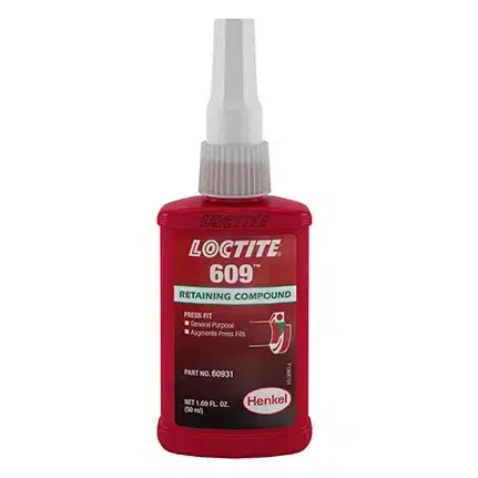 Henkel Loctite 609 Retaining Compound ירוק 50 מל בקבוק